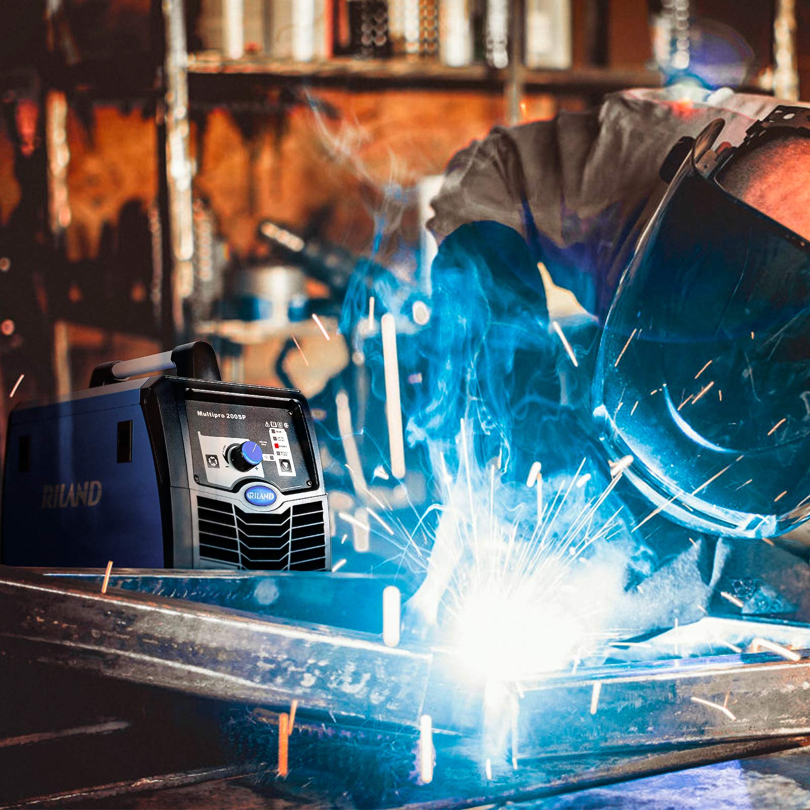 RILAND 200-Amp Multiprocess MIG welder Multi Process Welder,110/220V ...