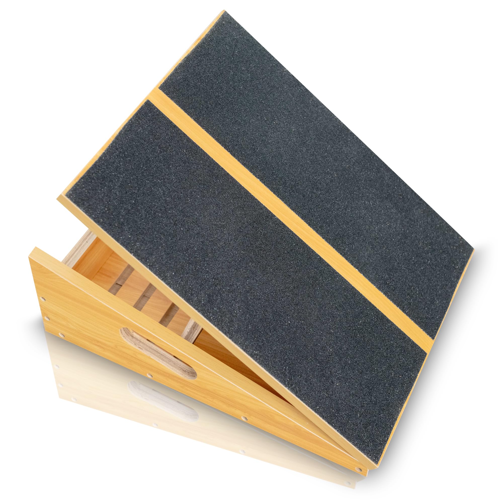 Amazon.com: CnGO Calf Stretcher Slant Board - Adjustable Wooden Incline ...