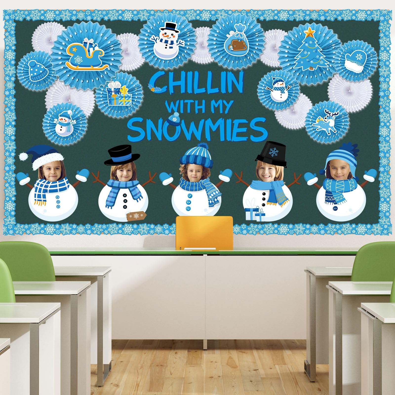 Snapklik.com : Pasimy Winter Bulletin Board Set Winter Classroom ...