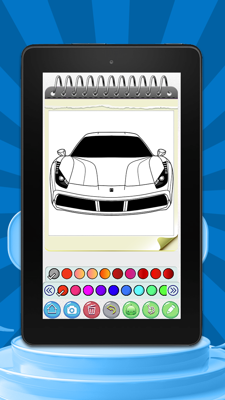 Cars Coloring Books: Super Cars Coloring Game - App on Amazon Appstore