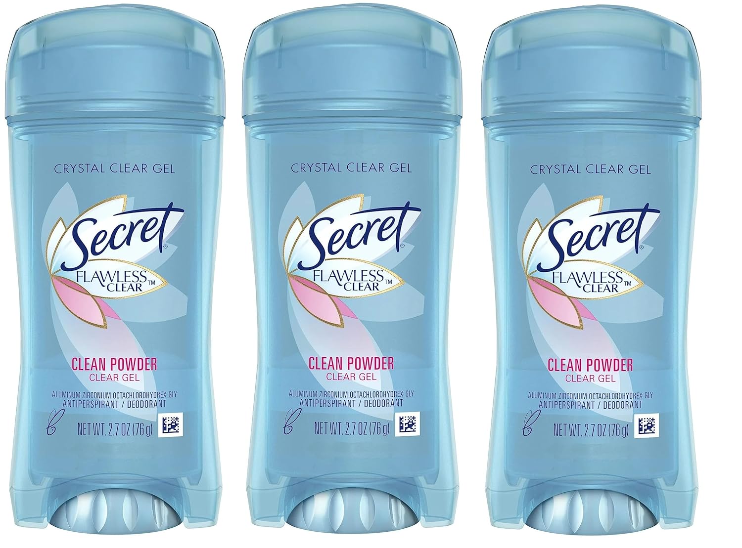 Amazon.com : Secret Flawless Clear Gel Antiperspirant and Deodorant for ...