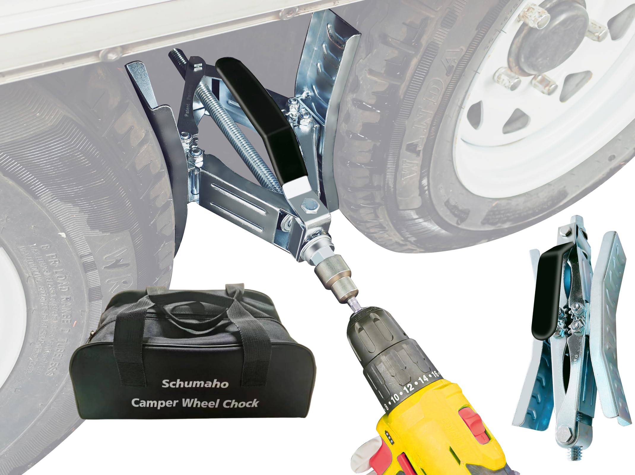 Amazon.com: Schumaho Camper Wheel Chock, Heavy Duty Rotatable X Shaped ...