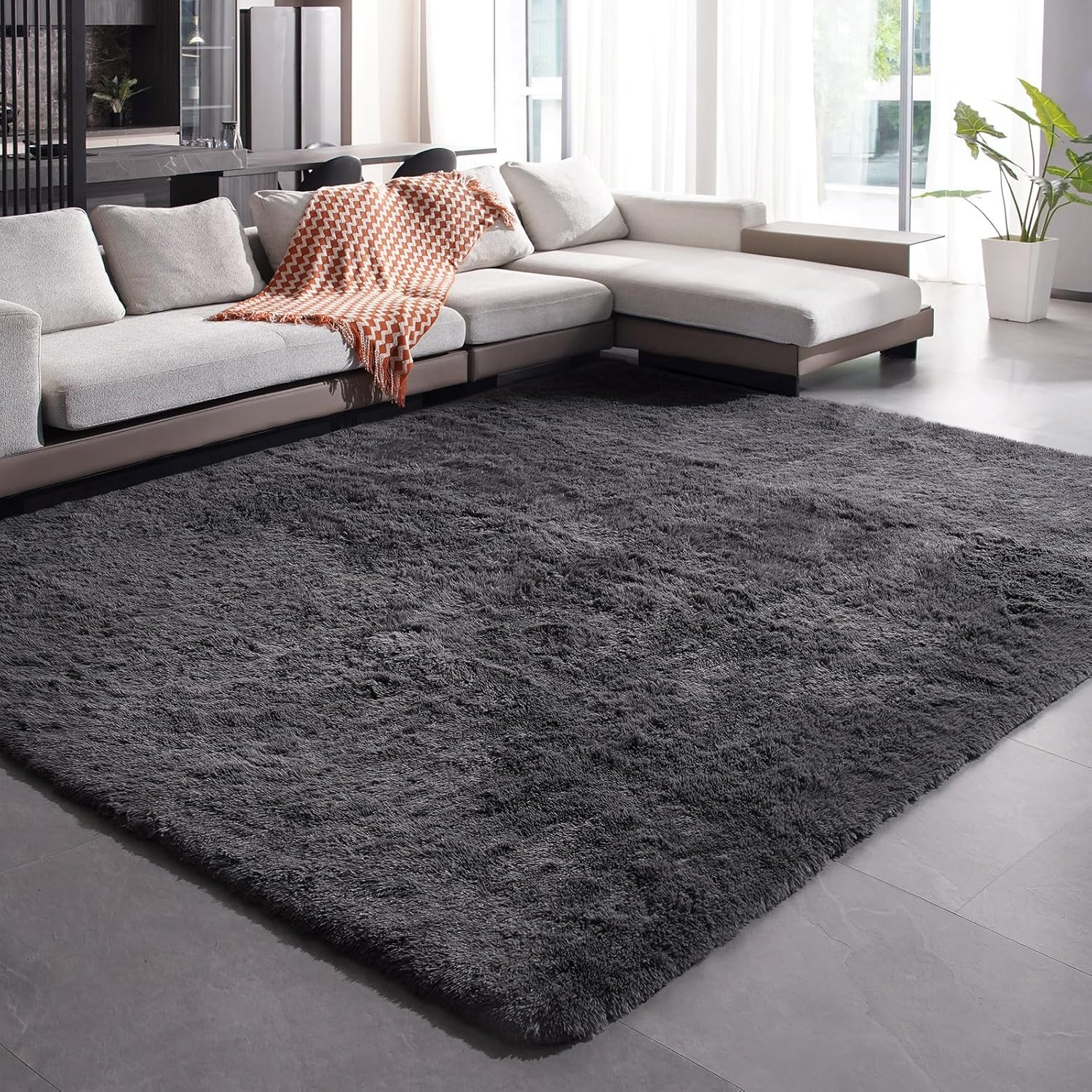 Fyoulimt 8x10 Area Rugs for Bedrooms, Fluffy Rugs for Living Room Decor ...