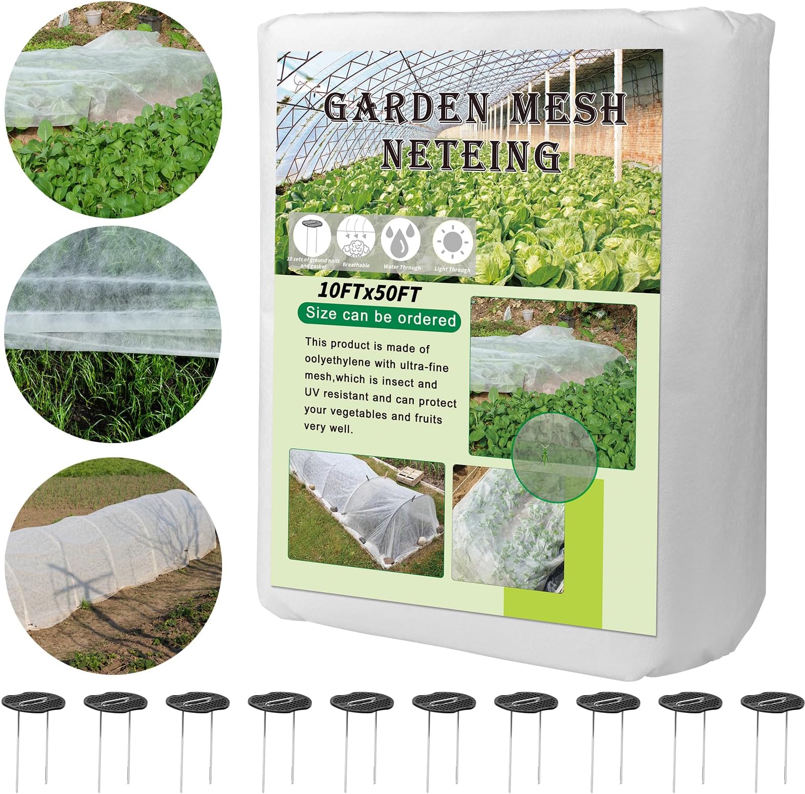 Amazon.com : Oleitodh Plant Covers Freeze Protection- 1.05 oz/yd² 10Ft ...