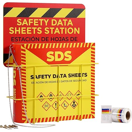 Amazon.com: AdirPro SDS Binder and Wall Station – SDS Compliance Center ...