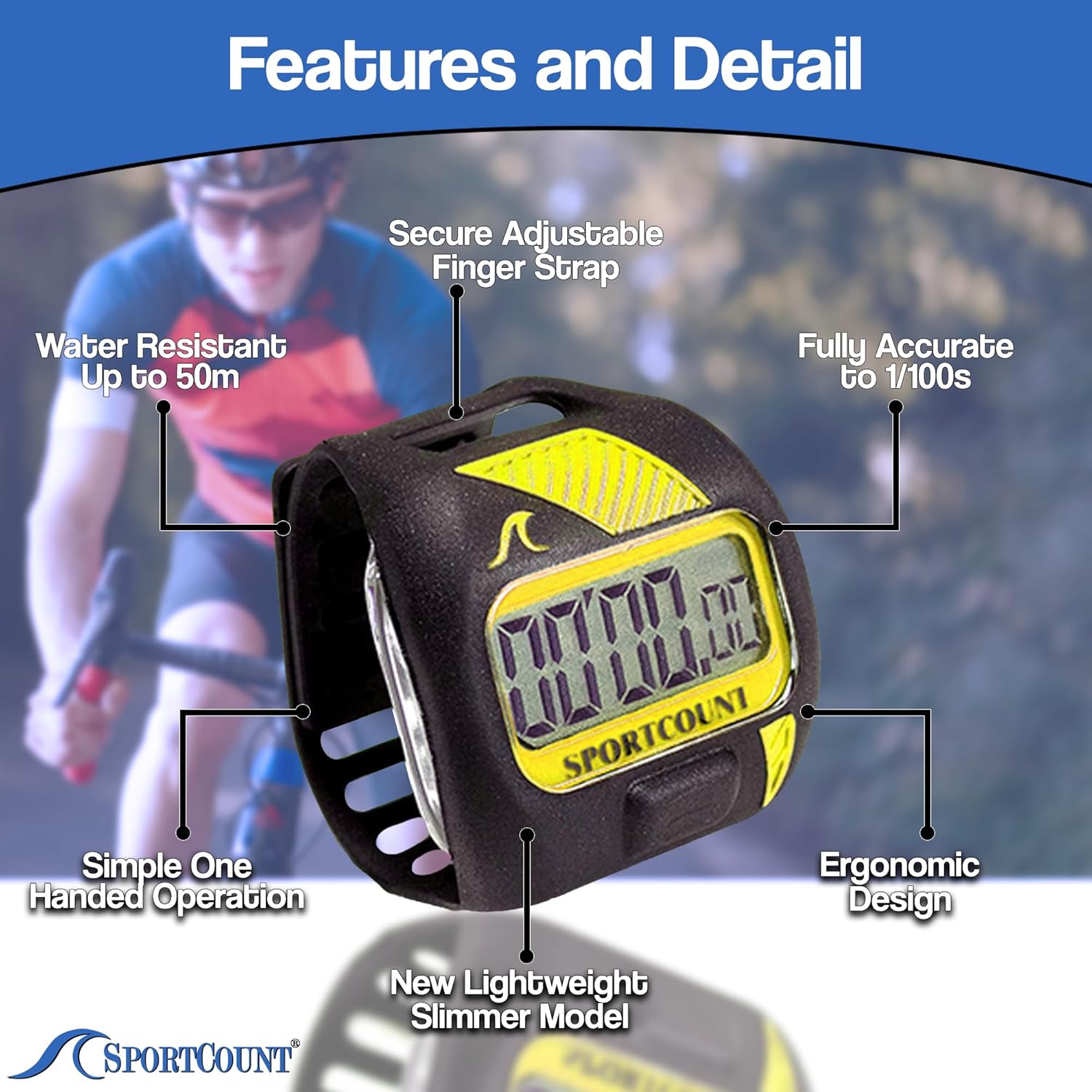 Finger Stopwatch Swim Timer - Waterproof Handheld Philippines | Ubuy