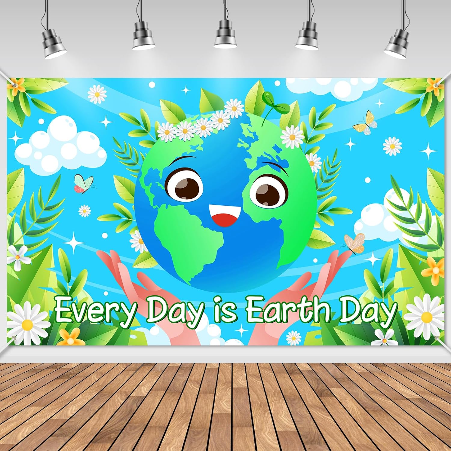 Amazon.com : Avezano Earth Day Decorations Happy Earth Day Banner April ...