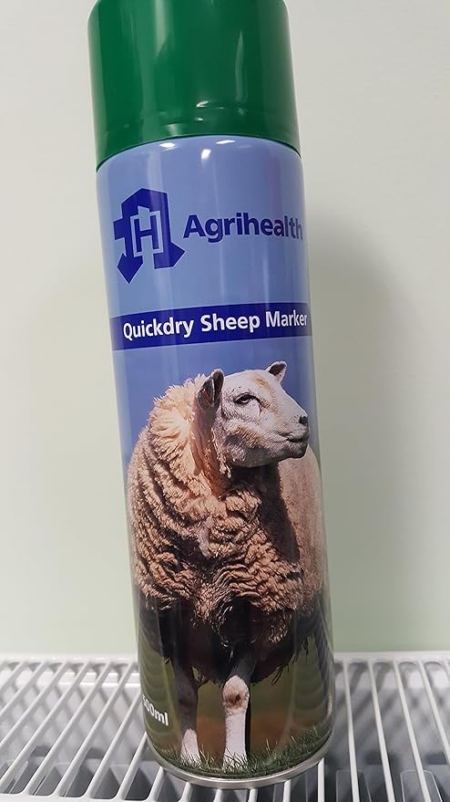 Agrihealth Quickdry Sheep Marking Spray 500ml (Green) : Amazon.co.uk ...
