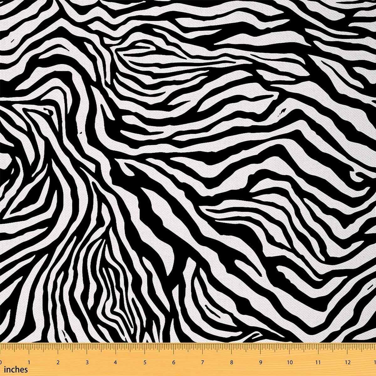 Amazon.com: Zebra Fur Print Fabric by The Yard Africa Wildlife Skin DIY ...
