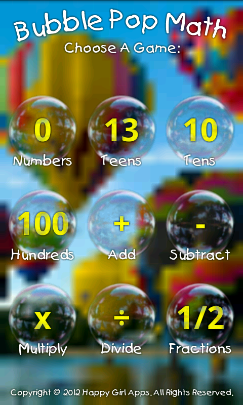 Bubble Pop Math - App on Amazon Appstore