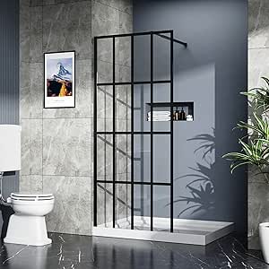 Amazon.com: SPOFLYINN 34x72in Bathtub Shower Panel, Single Fixed Panel ...