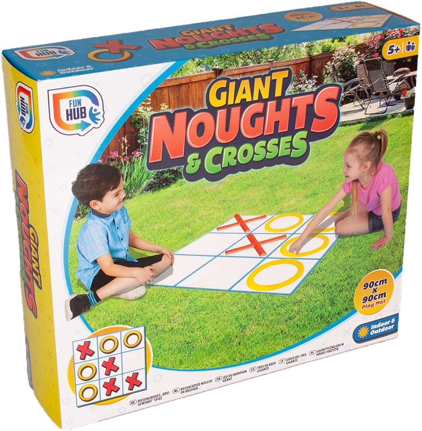 Fun Hub Giant Noughts & Crosses : Amazon.co.uk: Toys & Games