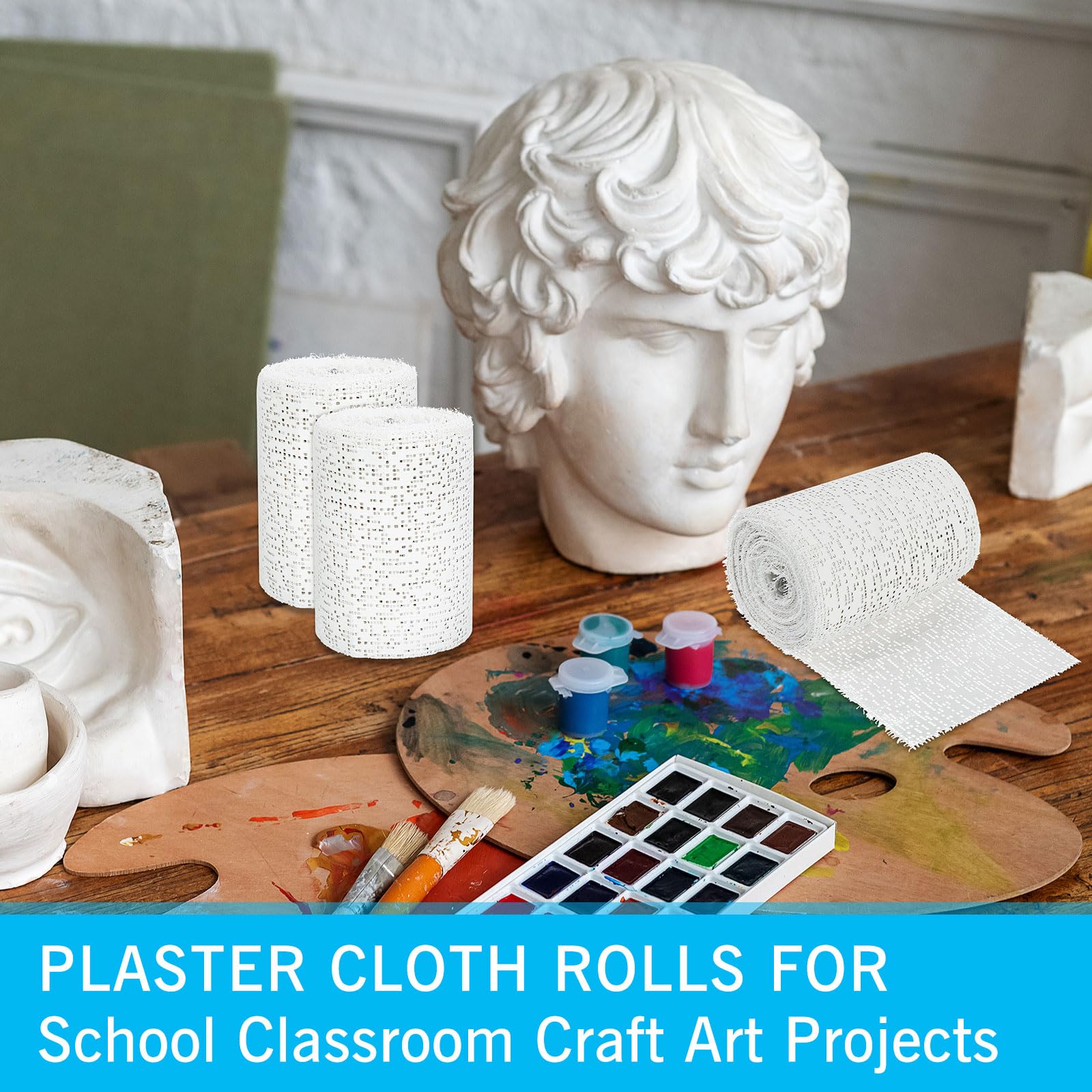 Snapklik.com : 30 Pack Plaster Cloth Gauze Bandages Roll Bulk - Plaster ...