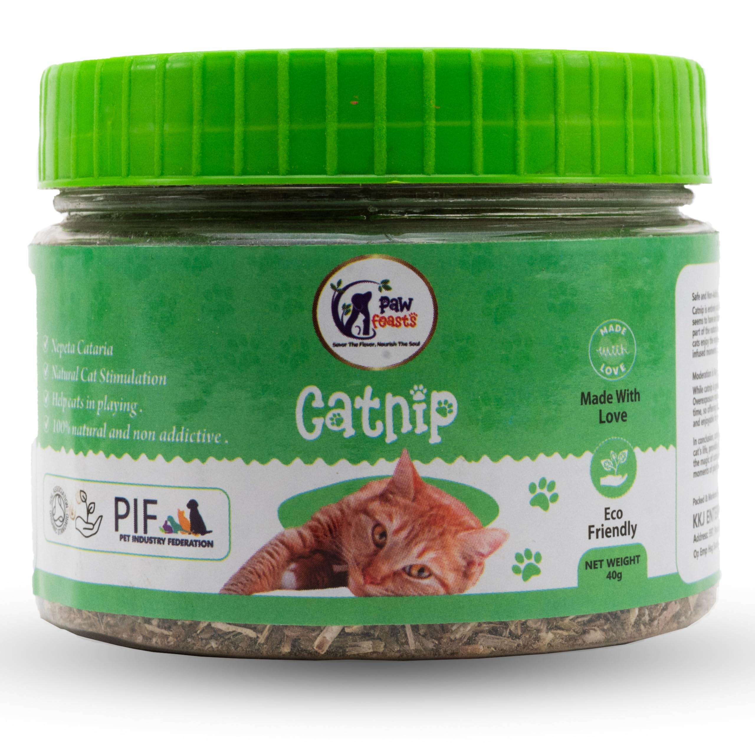 Buy PAW FEASTS Natural Organic Catnip Powder with Menthol Flavor to ...