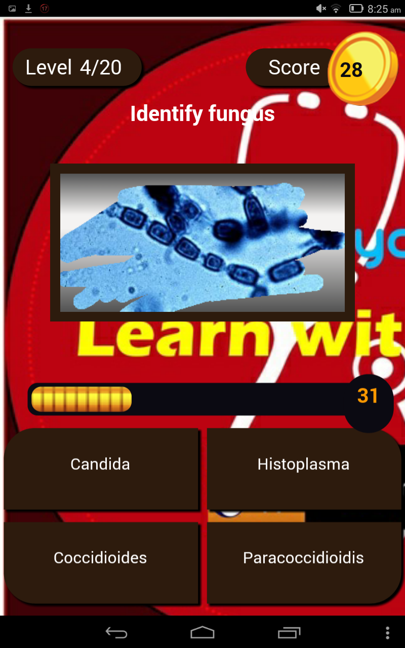 MEDICAL Mycology Fun Game - App on Amazon Appstore