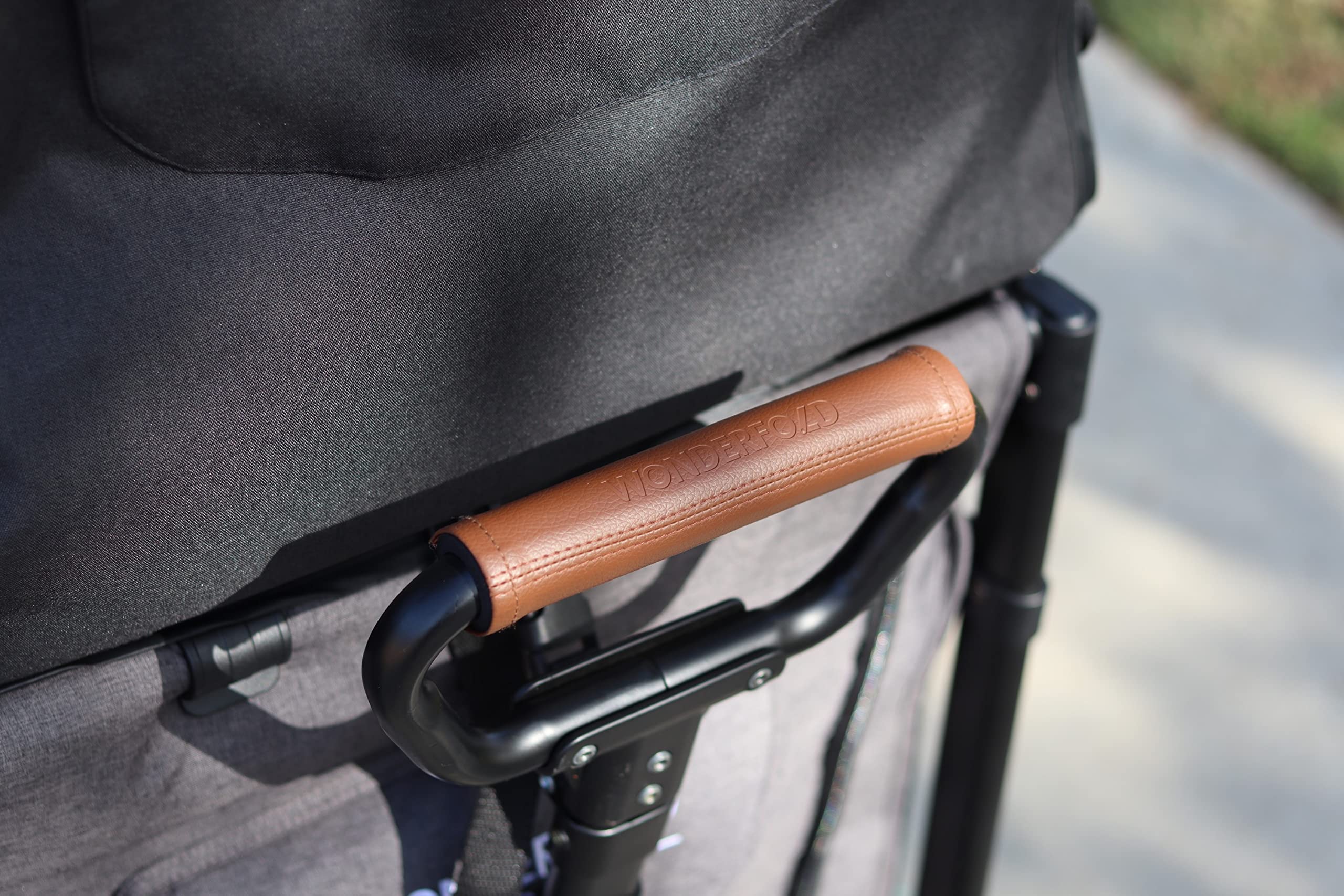Snapklik.com : WONDERFOLD Stroller Wagon Pull Handle Featuring Vegan ...