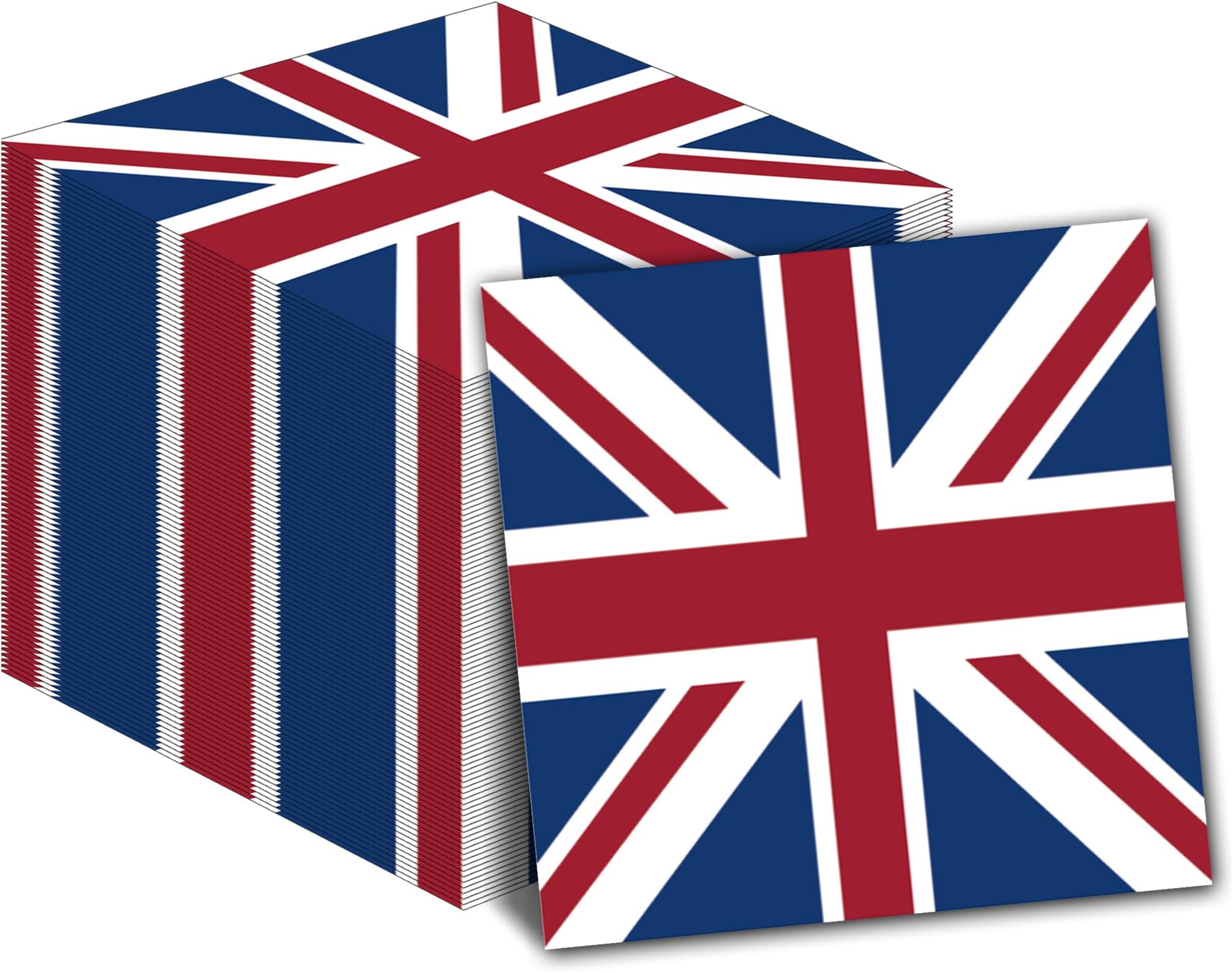 Amazon.com: Caspari Union Jack Paper Cocktail Napkins - 20 Per Package ...