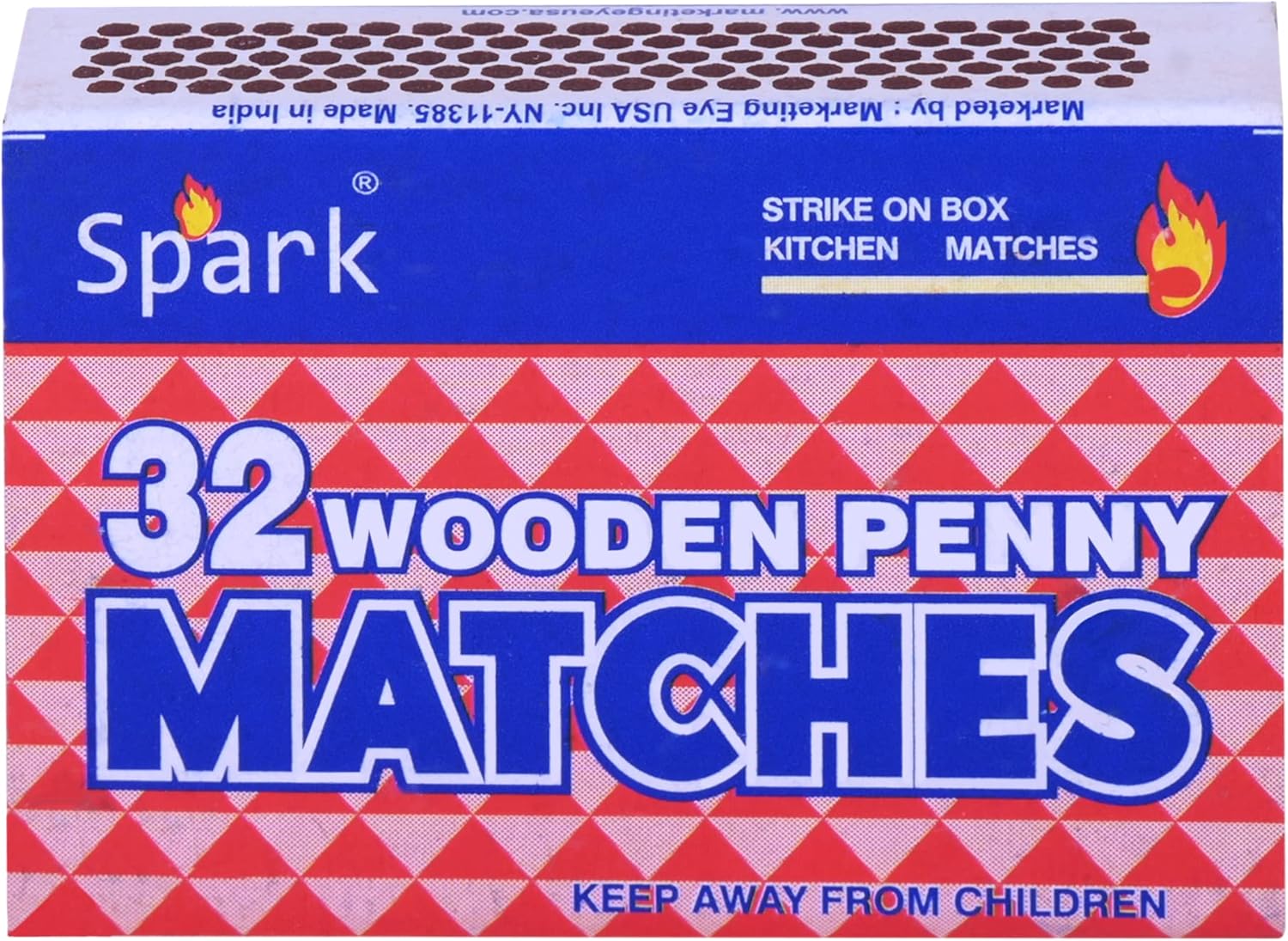 100 Packs Matches 32 Count Strike on Box Kitchen Camping Fire Wholesale ...