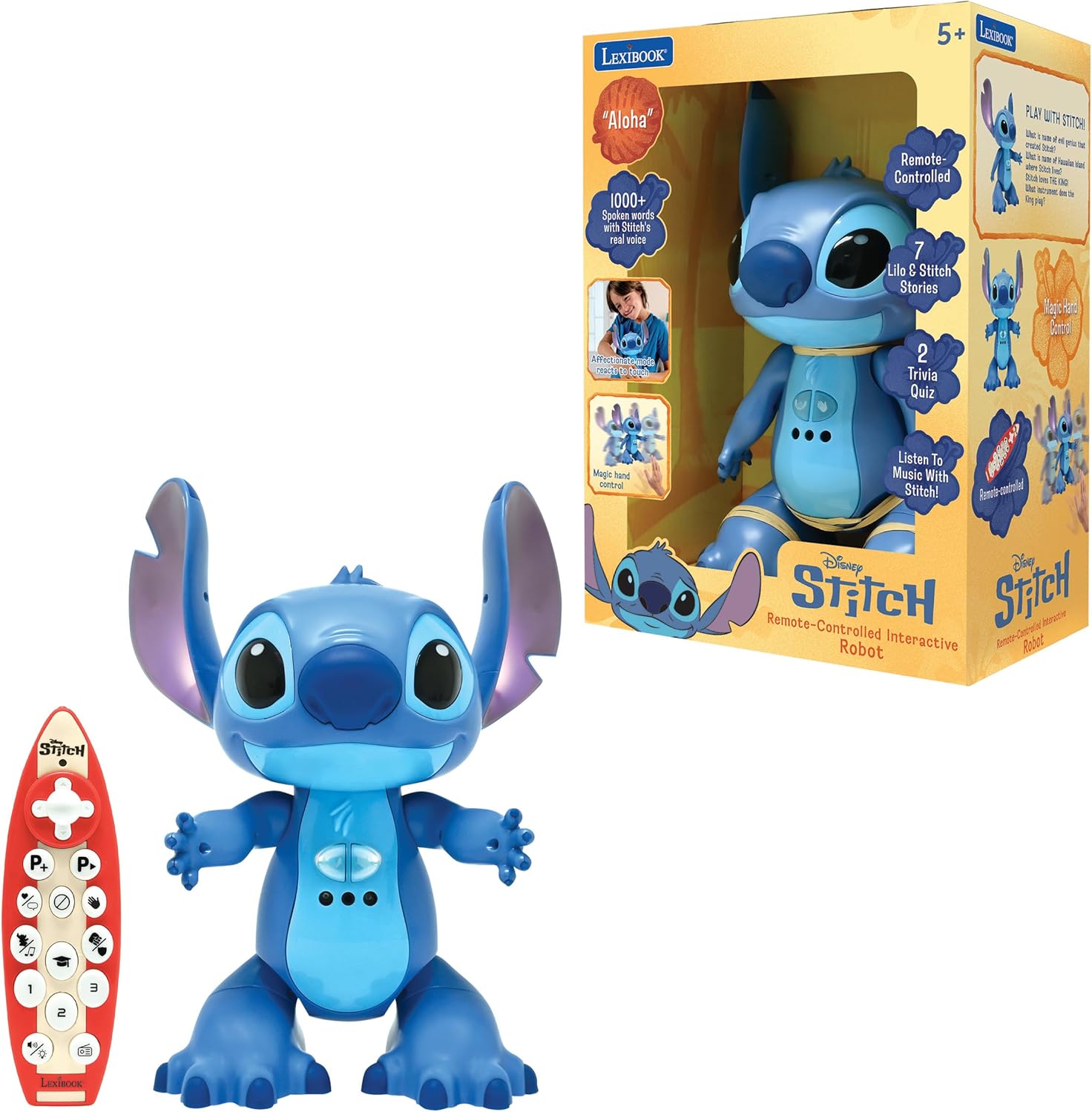 Amazon.com: LEXiBOOK, Disney Stitch, English Remote Controlled ...