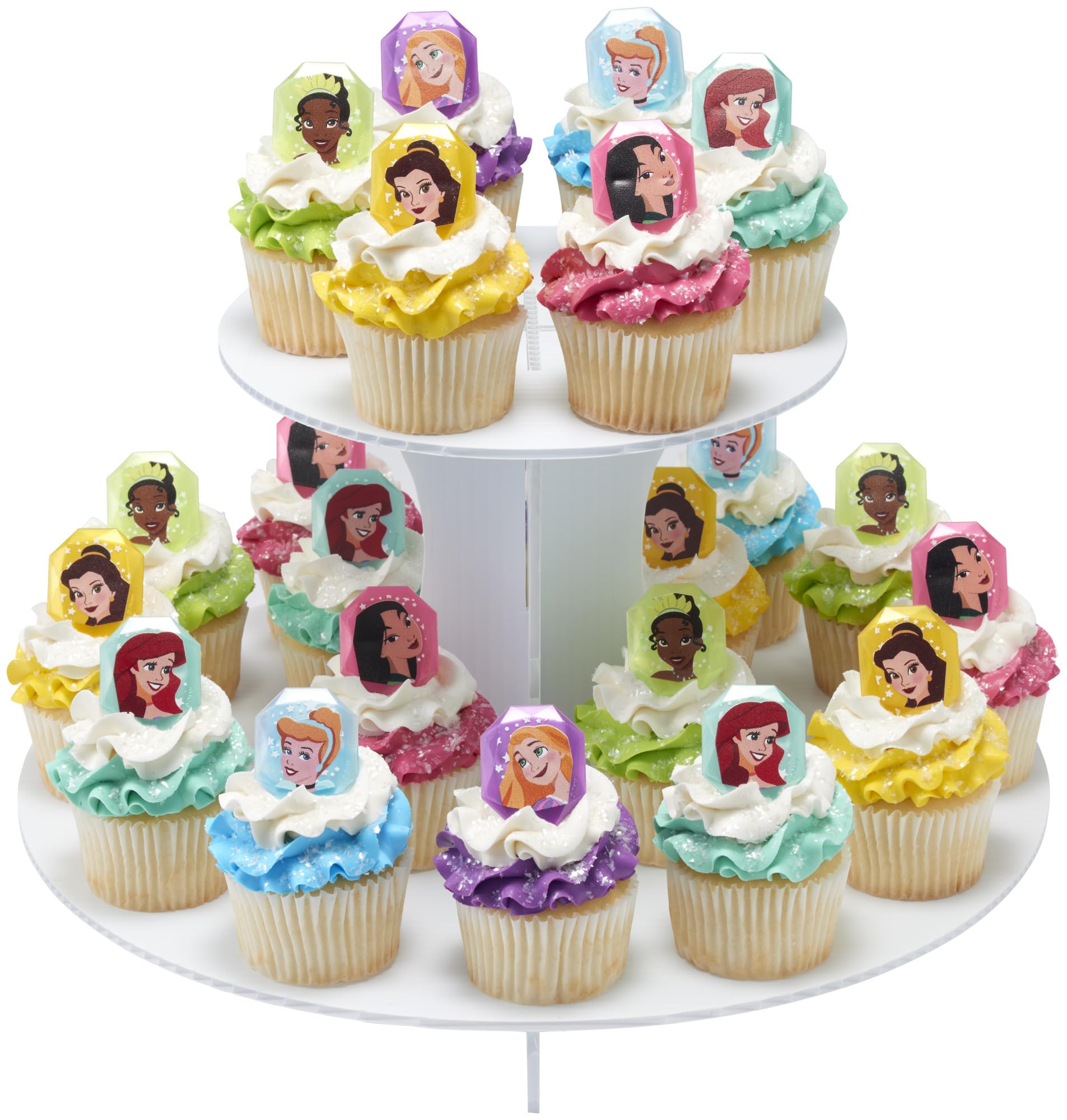 Snapklik.com : Disney Princess Gemstone Rings, Cupcake Decorations ...