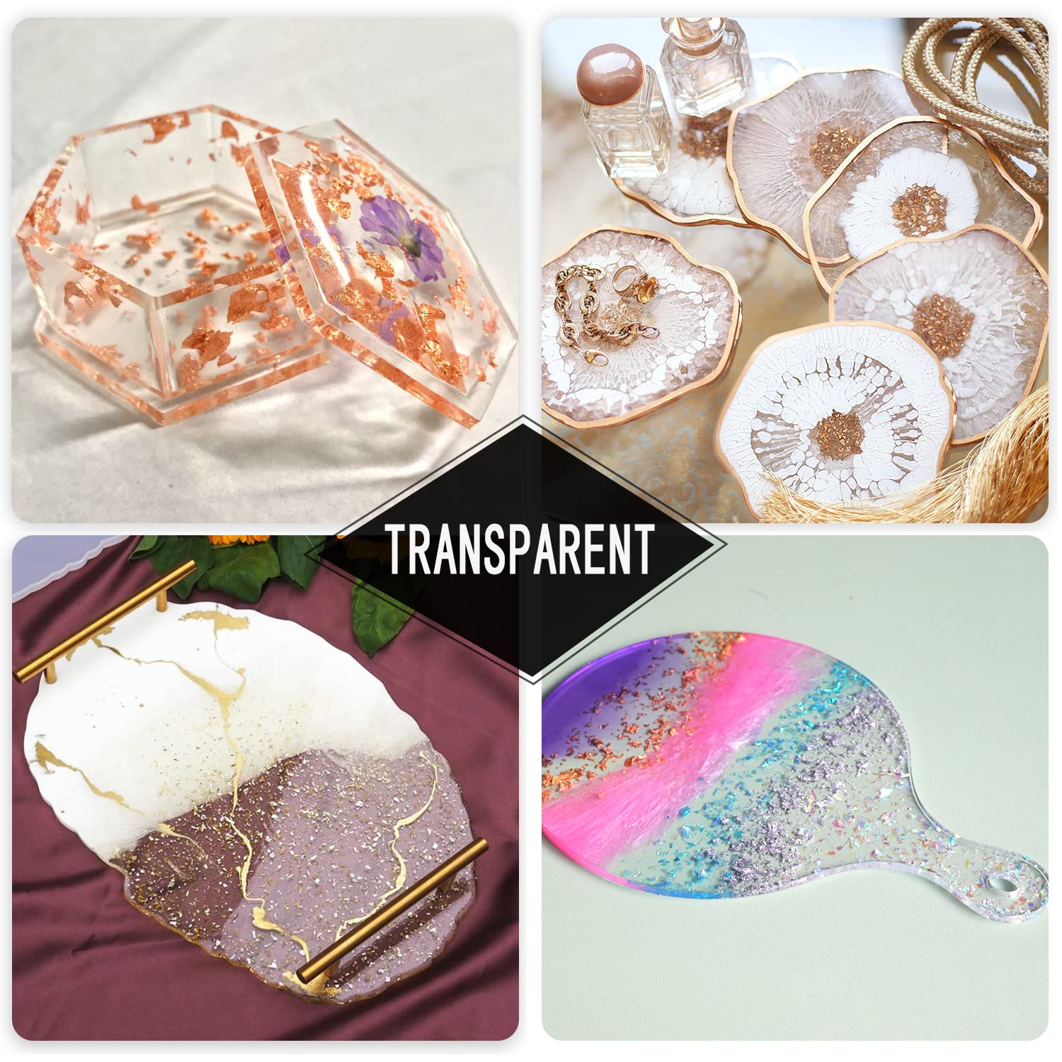 Buy Epoxy Resin Pigment - 16 Color Liquid Translucent Epoxy Resin ...