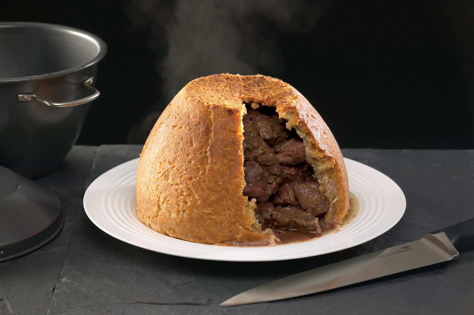 KitchenCraft KCPUD2 Plastic Pudding Basin with Lid, Medium-Large, 1.1 ...