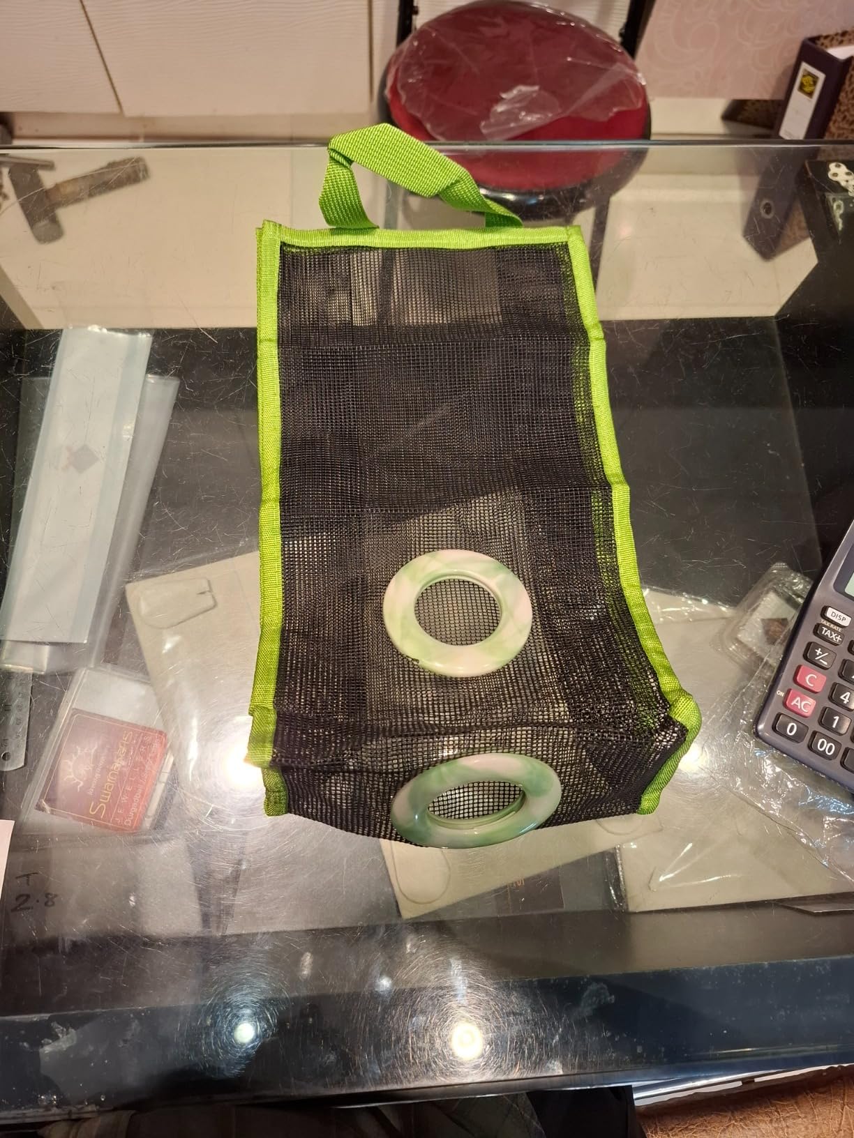 ROLOZY Wall Hanging Open-Top Garbage Bags Recycle Breathable Storage ...