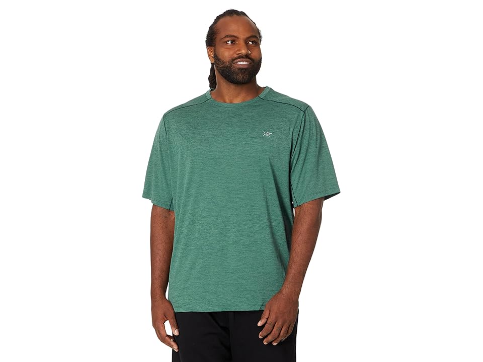 Arc'teryx Cormac Crew Short Sleeve (Pytheas Heather) Men's Clothing ...