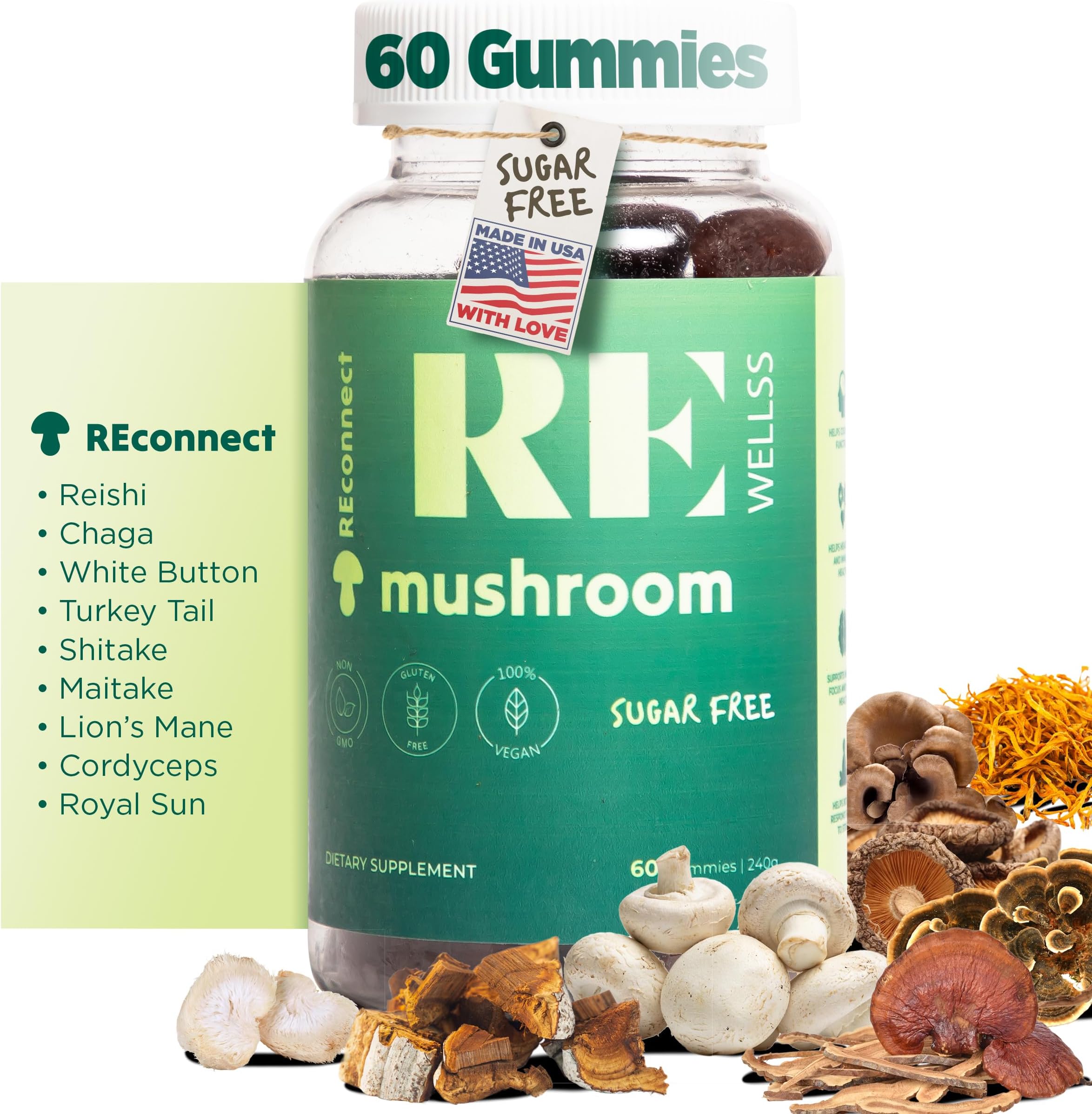 Amazon.com: BIO Bloomz Premium Mushroom Gummies for Adults - Lion's ...