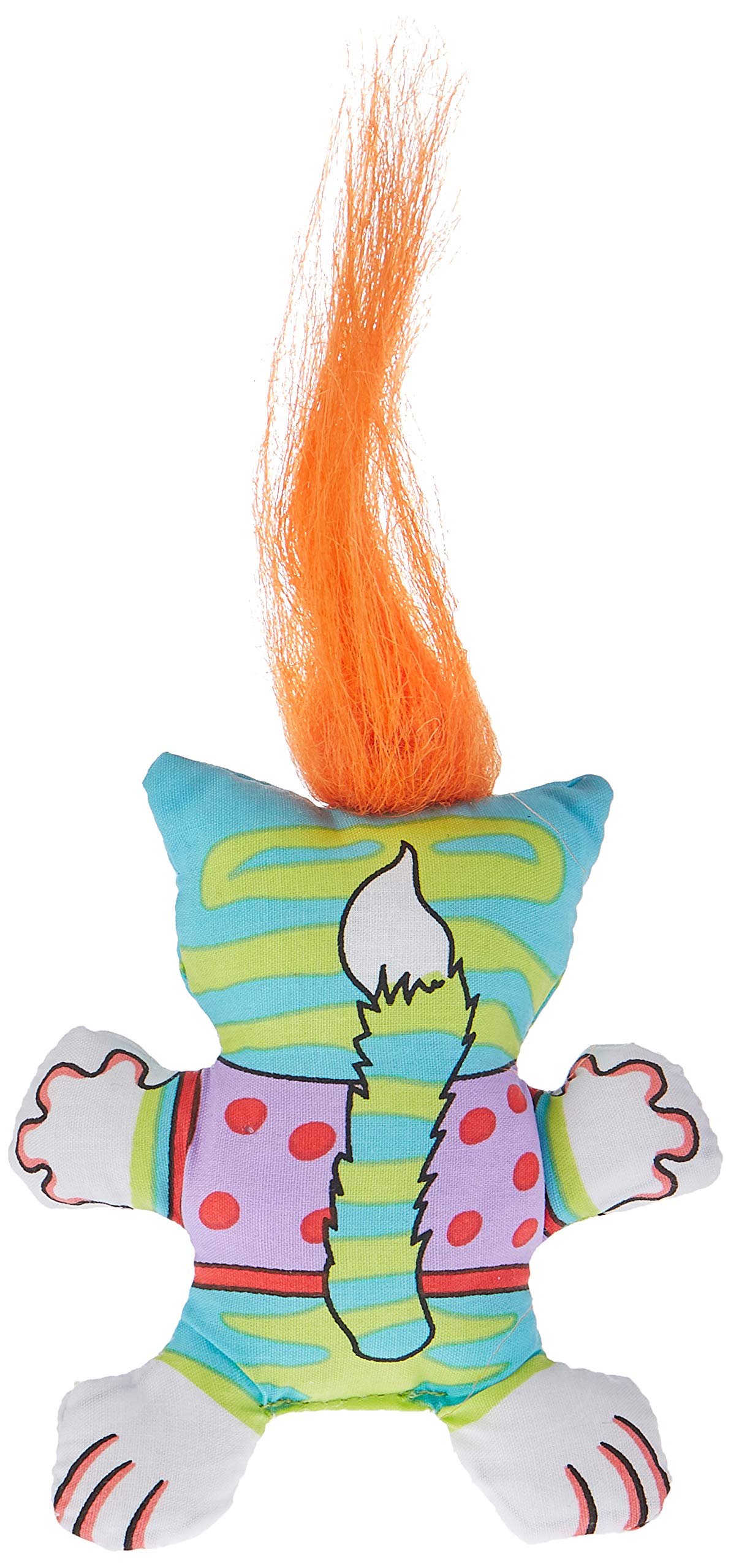 Snapklik.com : 745 Madcap Big Hair Kitty Cat Catnip Toss And Bat Plush Toy