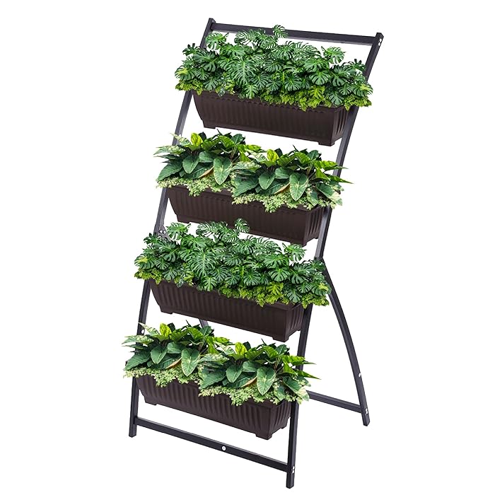 Buy KHOMO GEAR Raised Garden Bed - 6-Feet Tall Raised Planter with 4 ...
