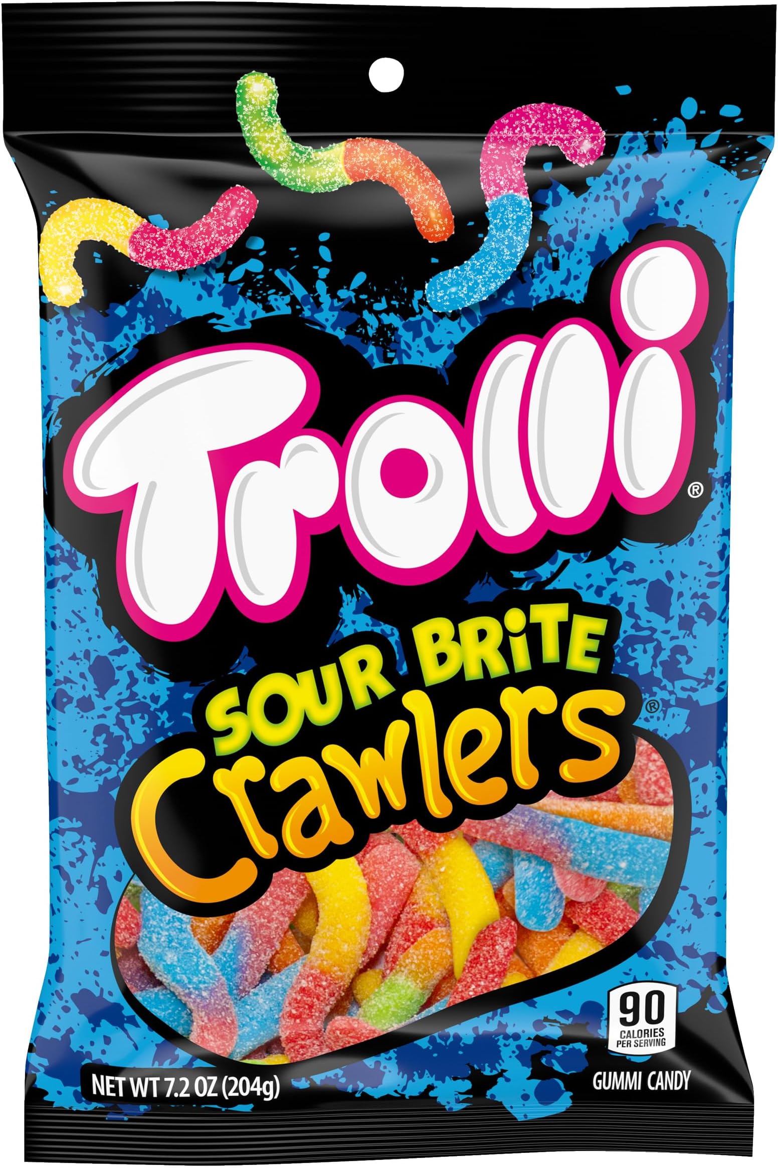 Amazon.com : Trolli Sour Brite Crawlers Candy, Original Flavored Sour ...