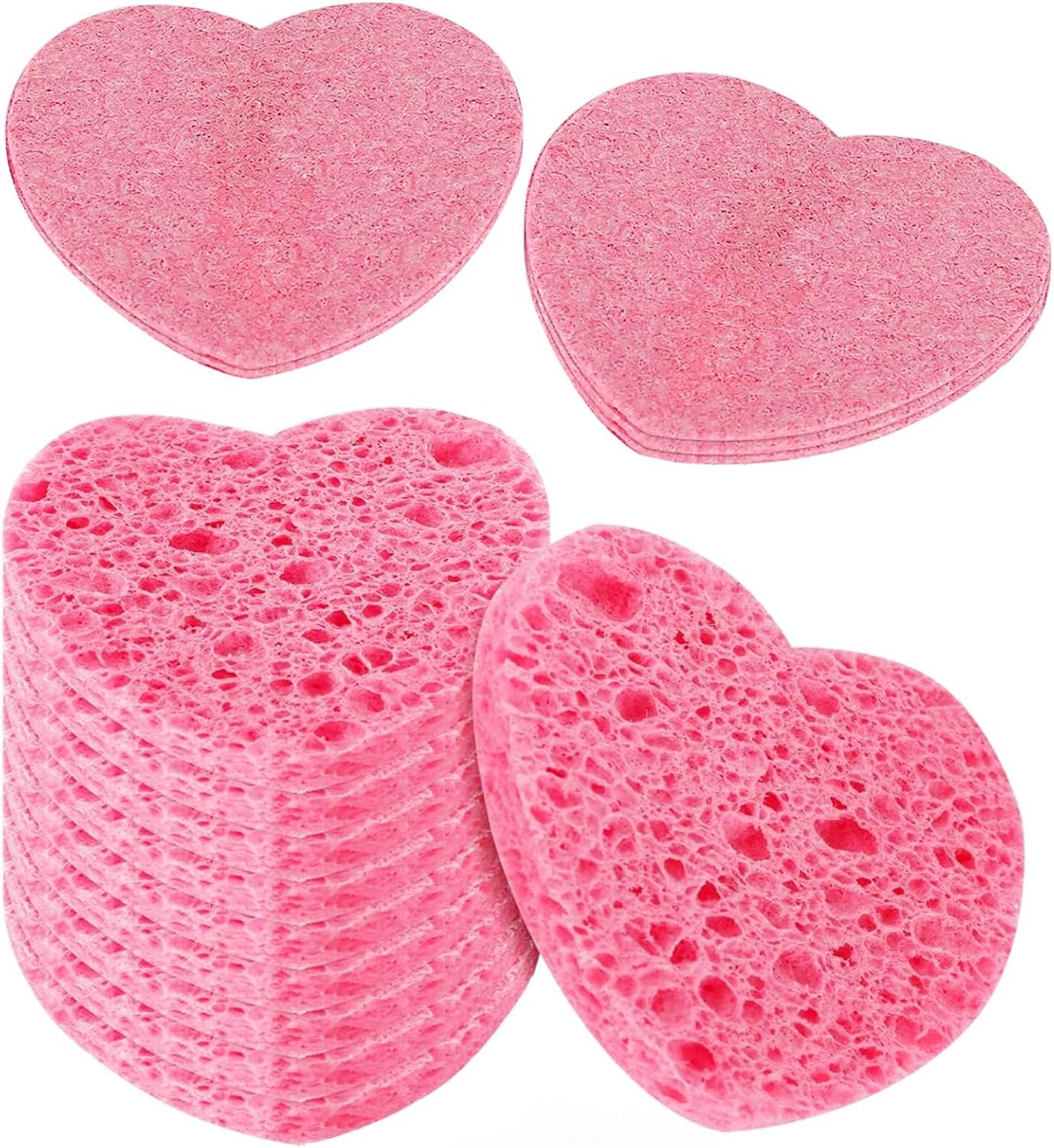 SWYSGS 15 Pcs Éponges Visage Comprimées, Eponge Demaquillage Visage ...