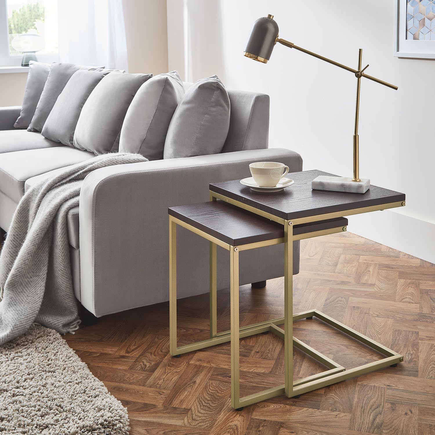 Laura James Nest of Table Set of 2 | Sofa Side Coffee Table For Living ...
