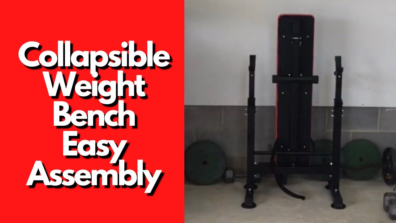 Watch Collapsible Weight Bench Assembly Instructions on Amazon Live