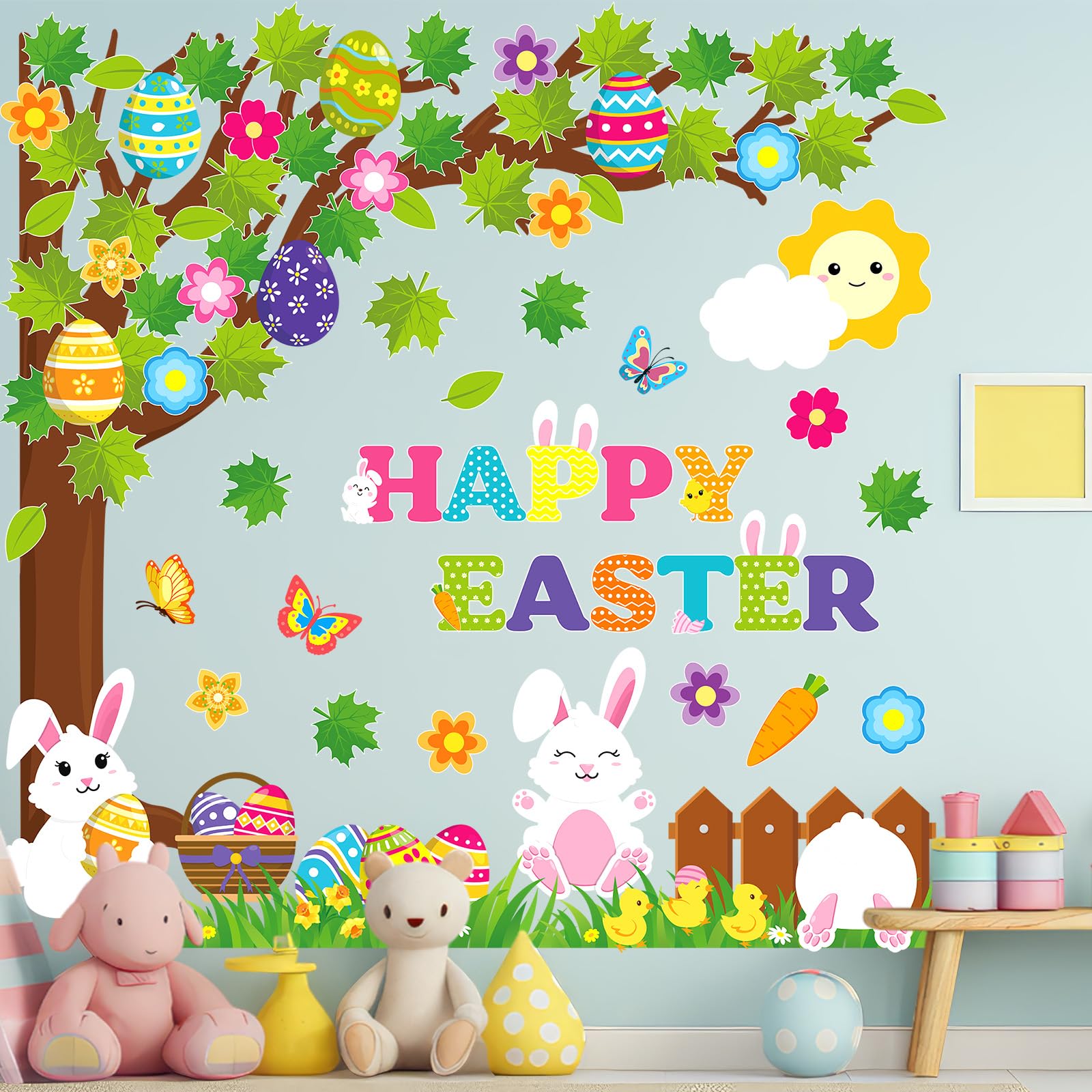 Snapklik.com : Pasimy Easter Bulletin Board Decorations Set Christian ...