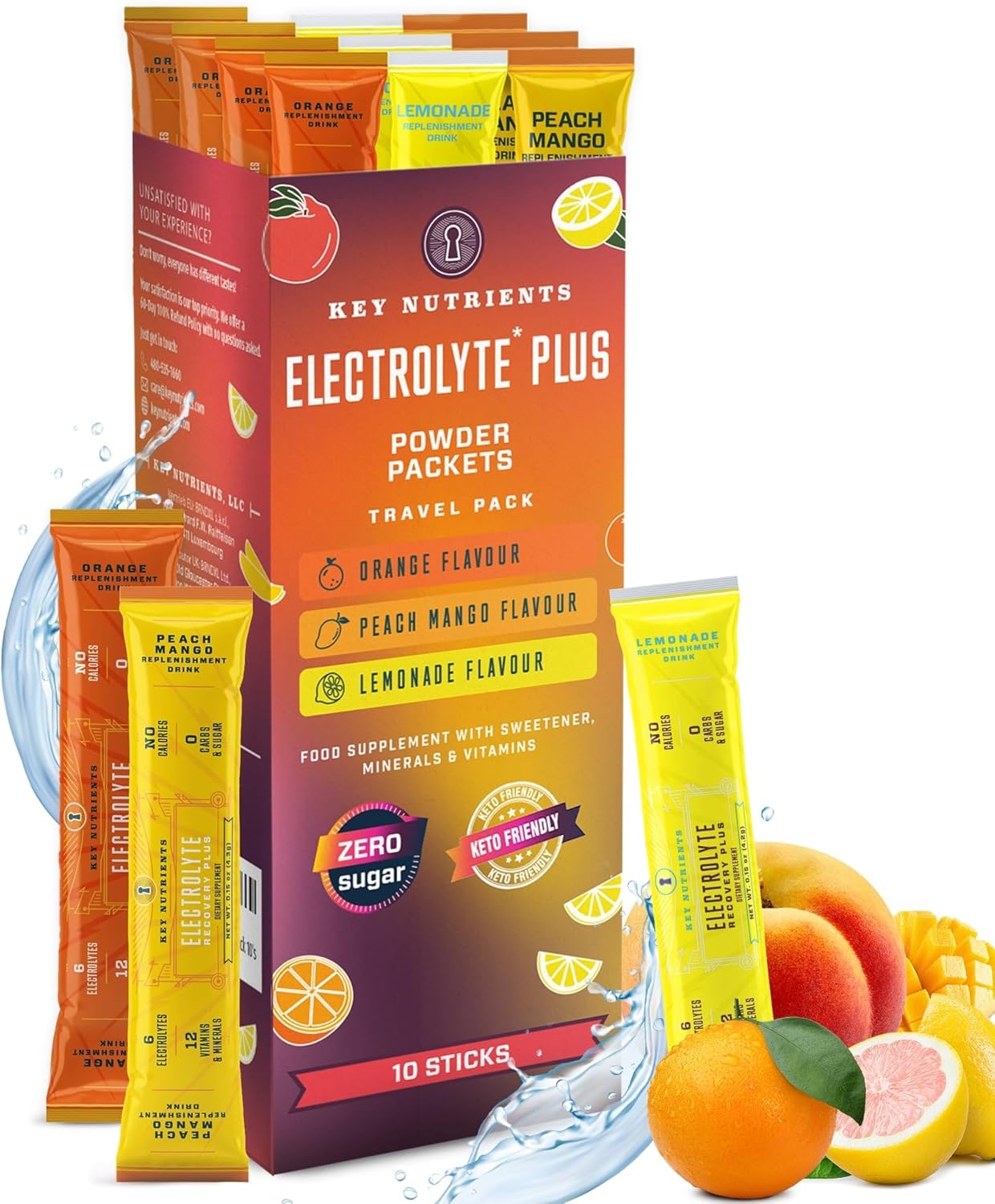 Key Nutrients Electrolytes Sachets - Multivitamin & Minerals ...
