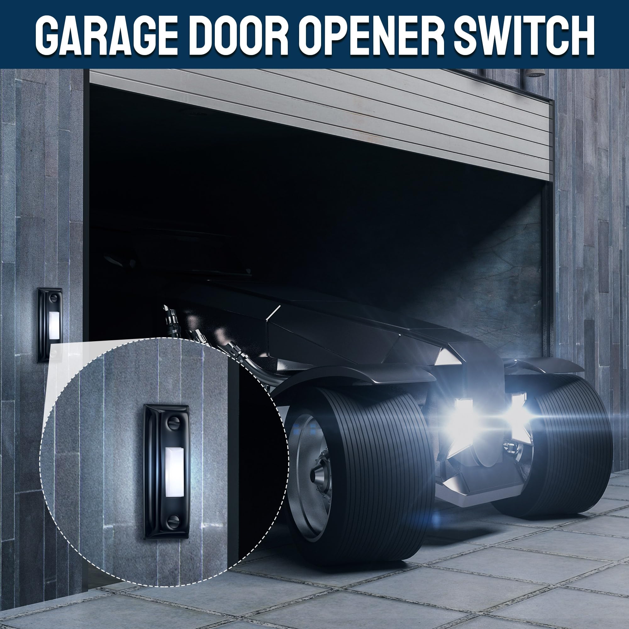 Snapklik.com : Dreyoo Metal Doorbell Push Button, Heavy Duty Metal Door ...