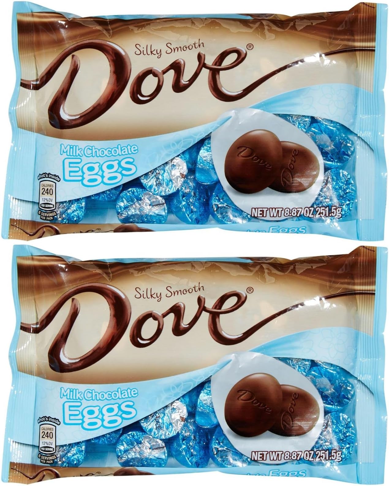 Amazon.com: Dove, Silky Smooth Milk Chocolate Candy Eggs, 8.87 oz ...