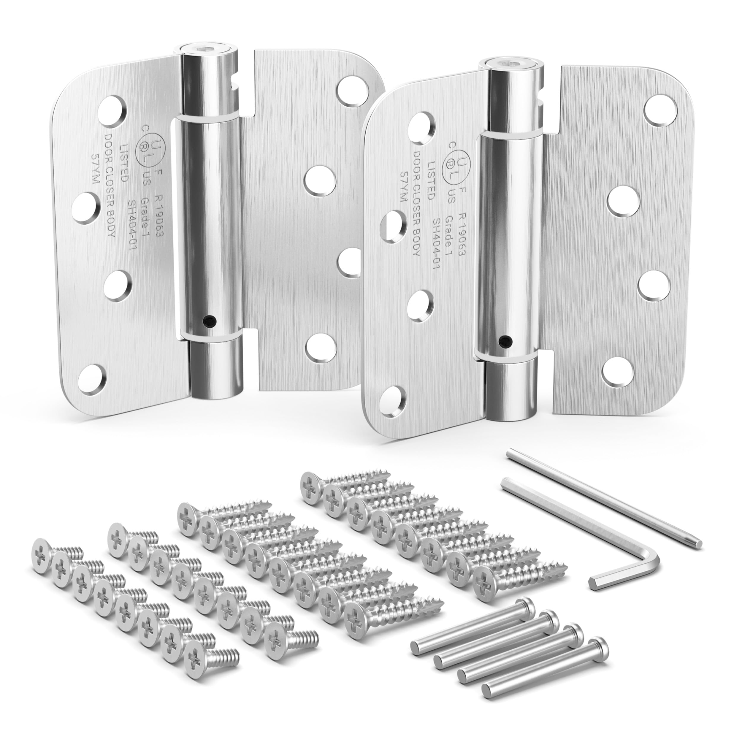 Snapklik.com : Self Closing Door Hinges, Spring Hinge Door Closer ...