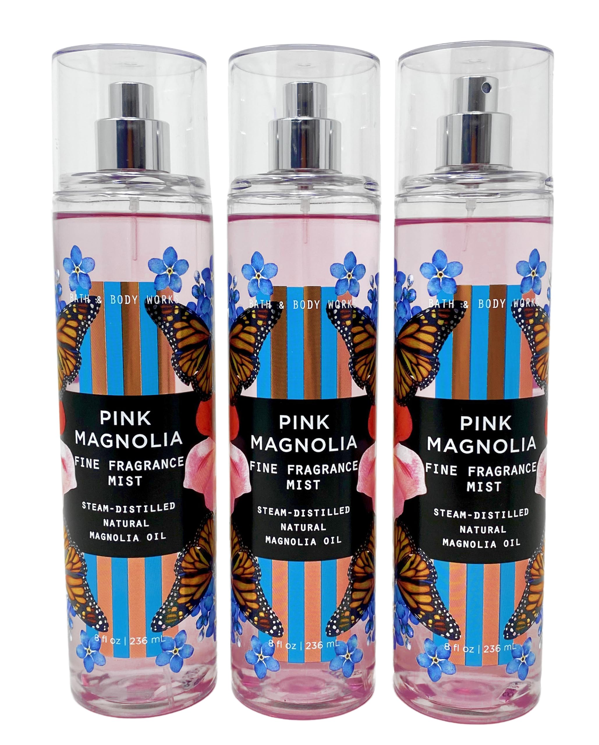 Amazon.com : Bath & Body Works Pink Magnolia- 3 Pack - Fine Fragrance ...
