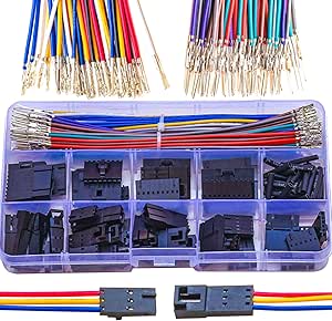 Amazon.com: Ssighuyx MX2.54 2.54mm Cable Connector Kit,TJC8A Compatible with Dupont 2.54mm Pitch ...