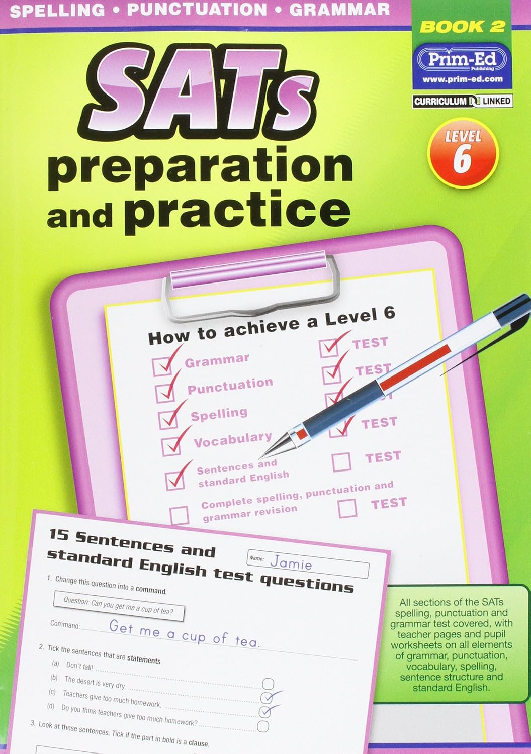 SATs Preparation and Practice: Level 6: Spelling, Punctuation and ...