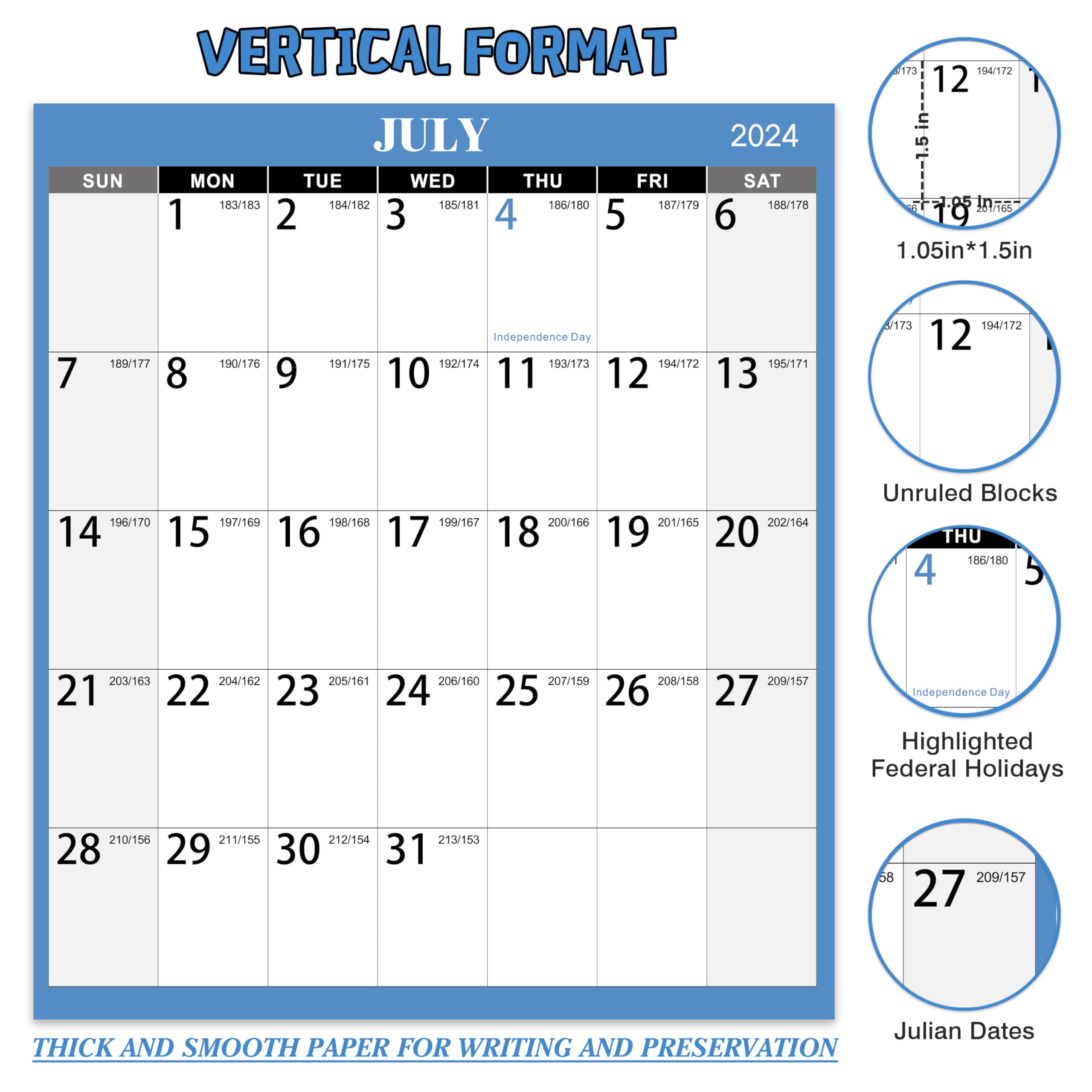 Snapklik.com : Dry Erase Calendar - Jul. 2024 - Jun. 2025, 2024-2025 ...