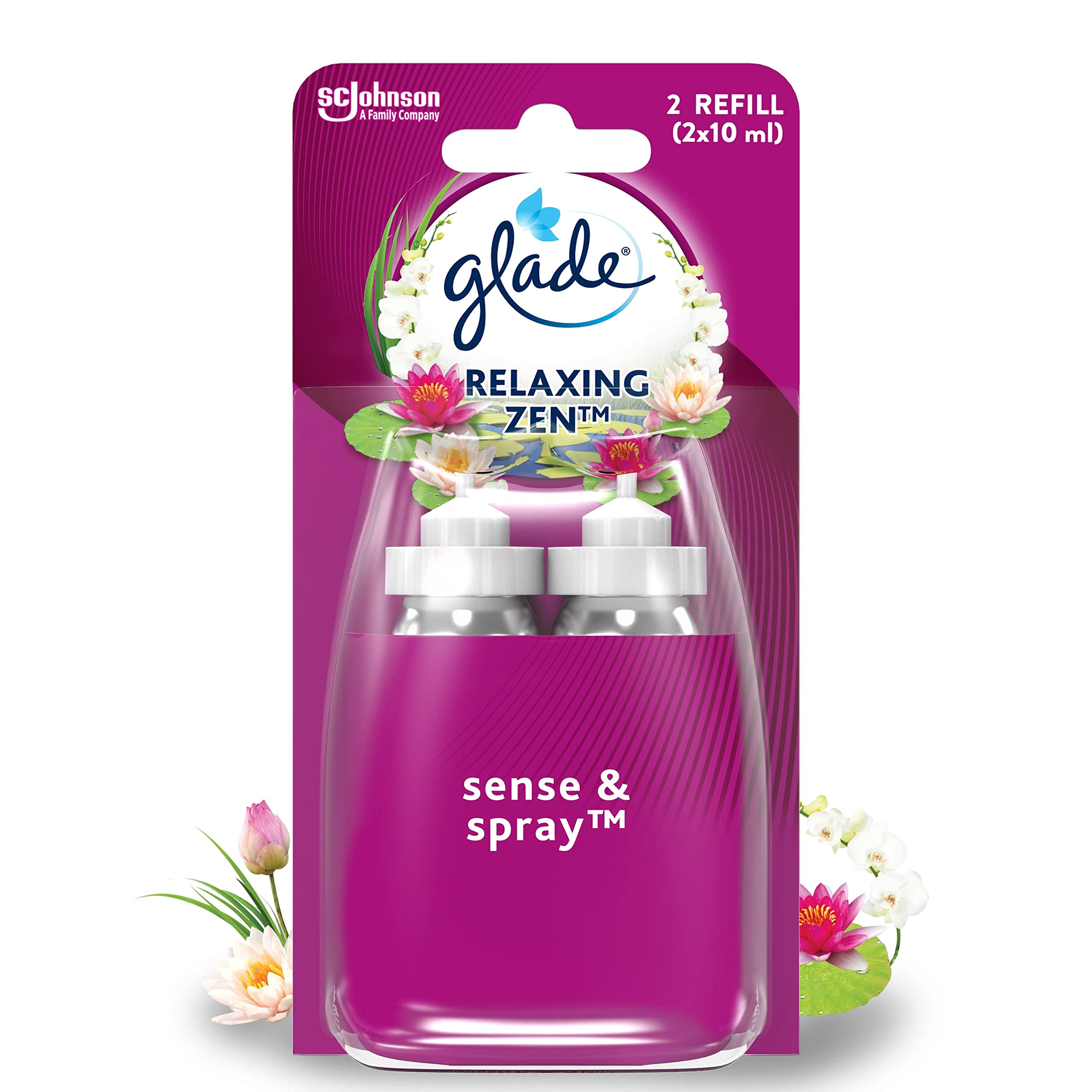 Glade Sense & Spray Air Freshener Refill, Motion Activated Automatic ...