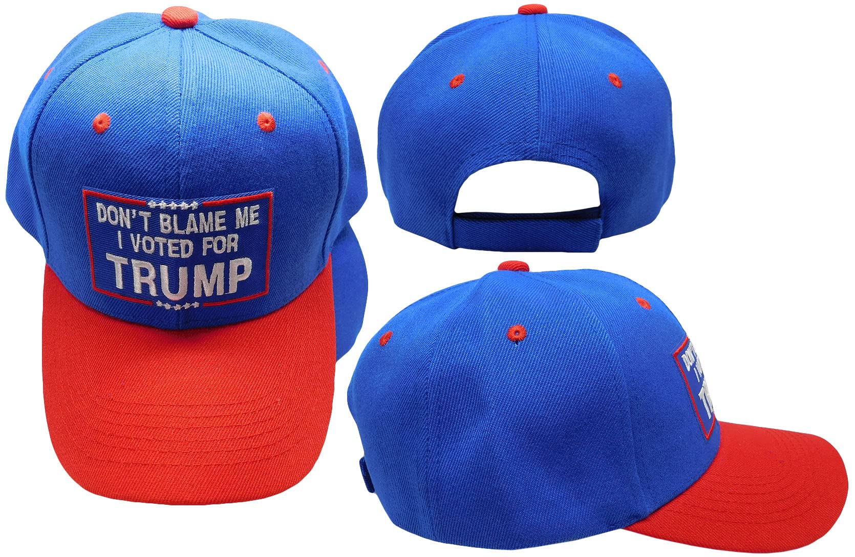 Trade Winds Don't Blame Me I Voted for Trump Patriotic Stars Royal Blue ...