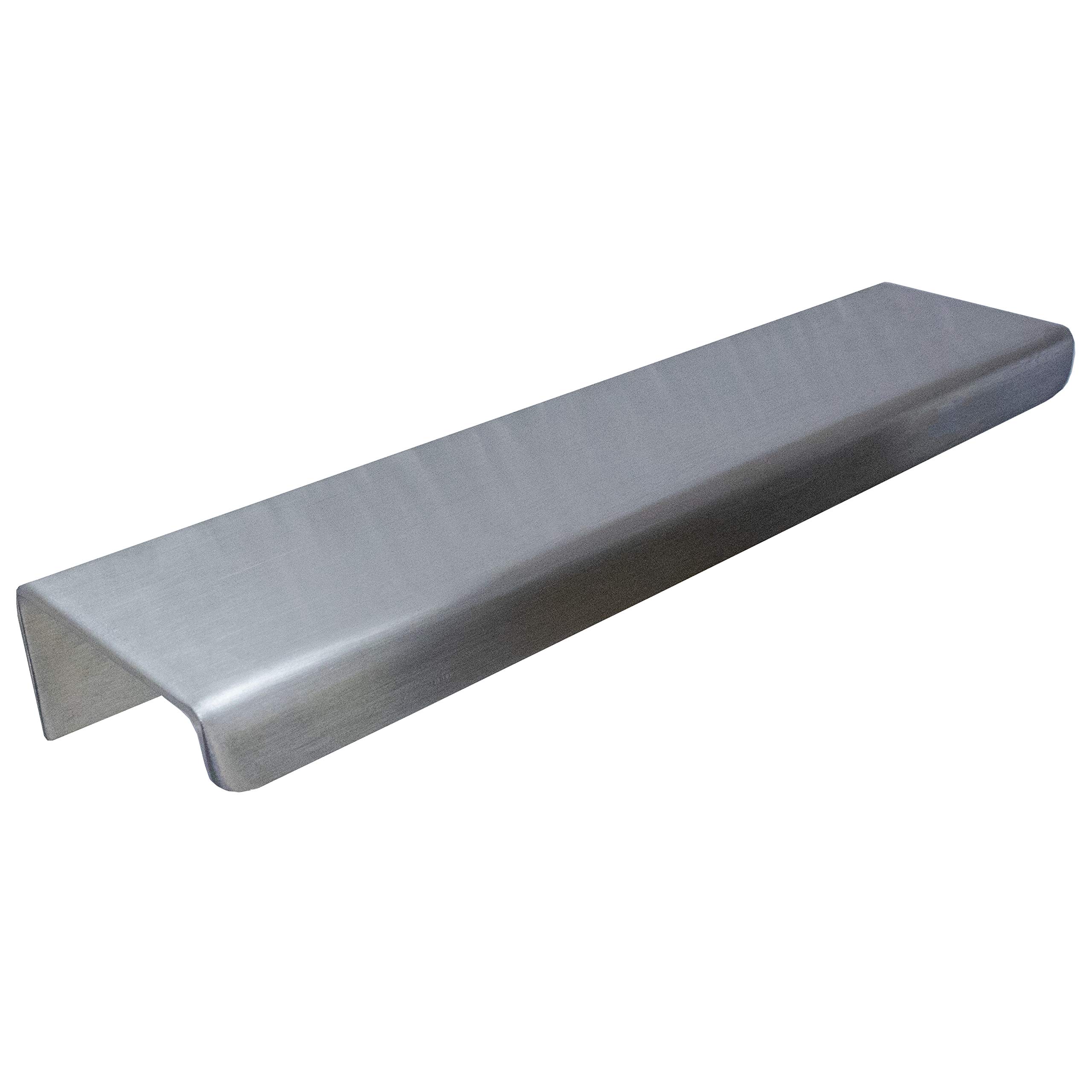 RCH Hardware H-C161-101-SSB Solid Stainless Steel Center Finger Pull ...