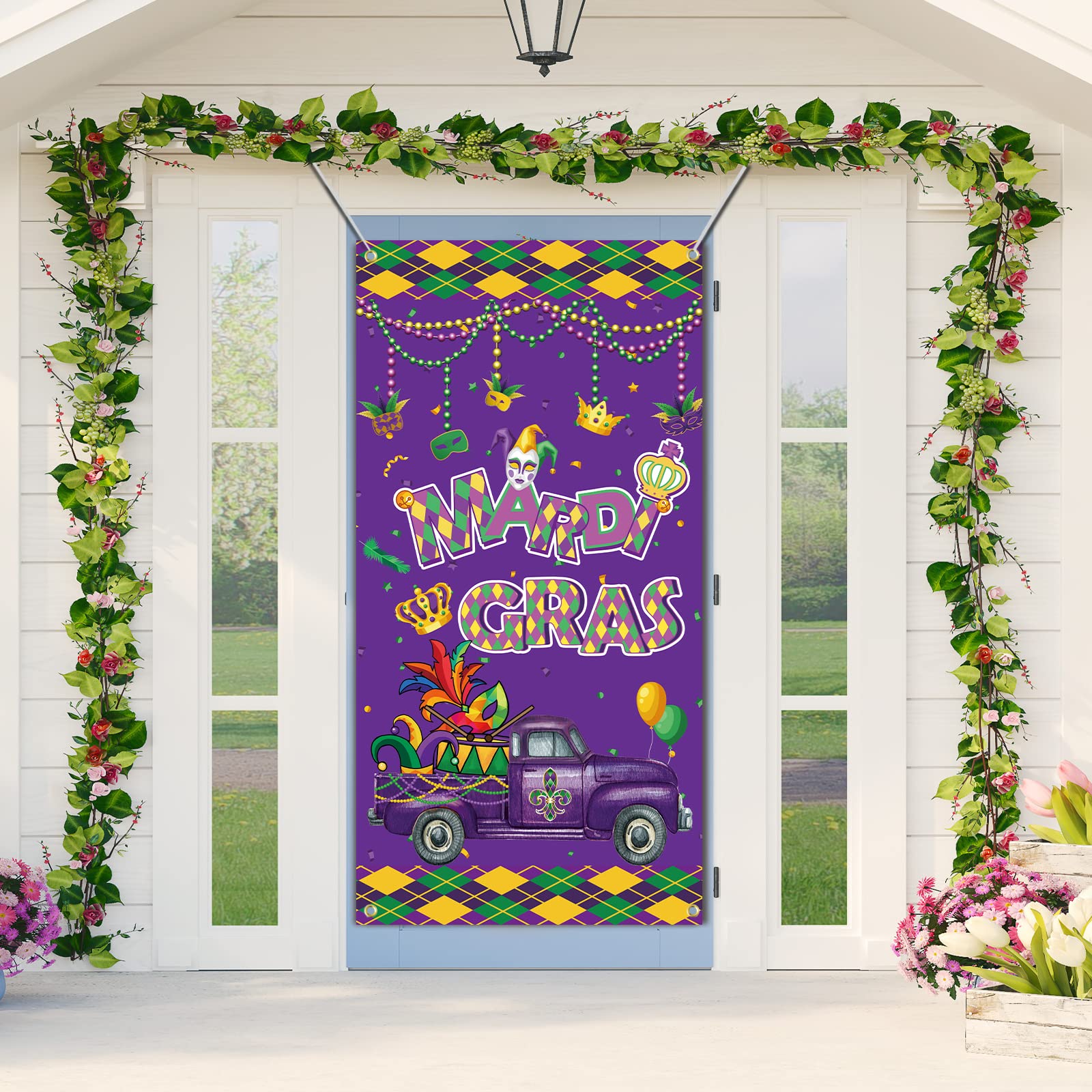 Door Decoration Ideas Mardi Gras Printables