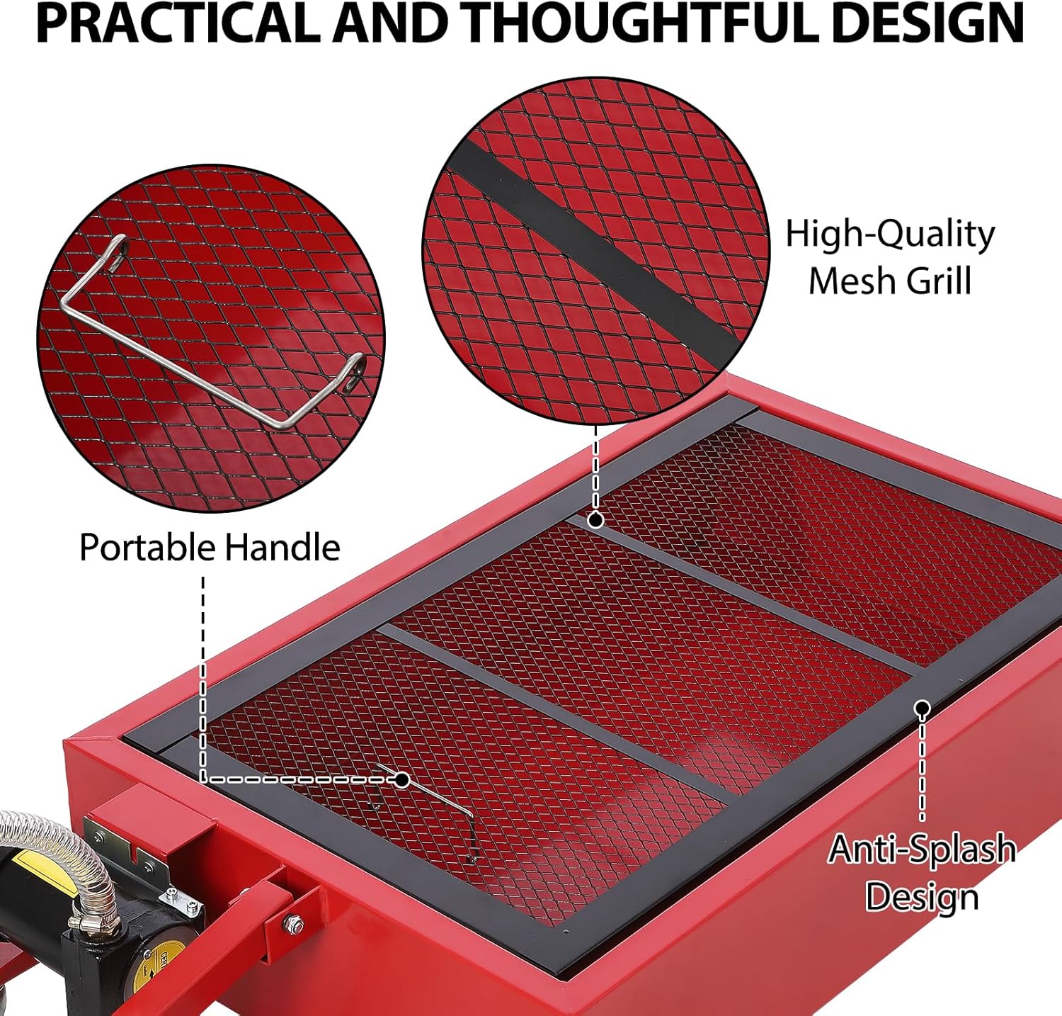 Garvee 20 Gallon Oil Drain Pan with 12V Electric Pump User Manual