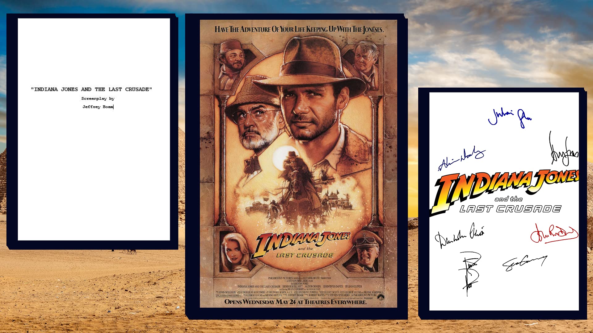 Buy Indiana Jones and the Last Crusade Movie Script Screenplay W ...